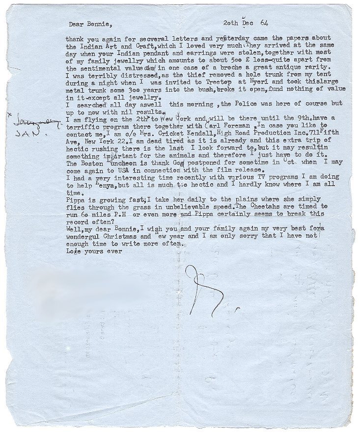 JA Letters 1964 - July - Dec.