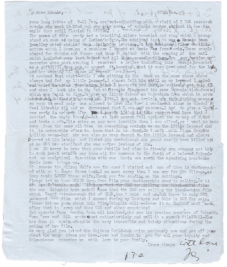JA Letters 1965