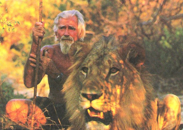 George Adamson, Joy Adamson, Elsa Lioness Greeting Cards